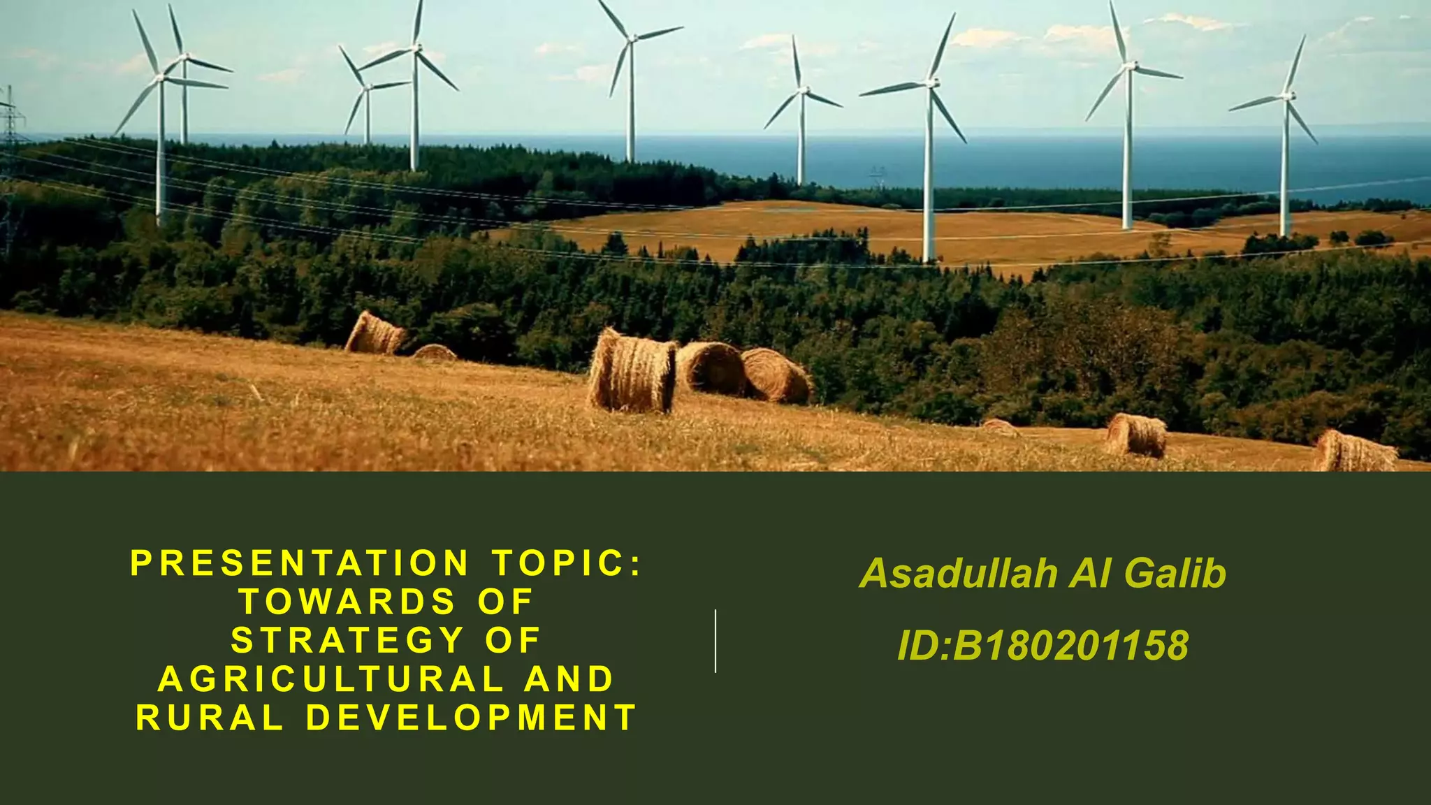 Agricultural and Rural development .pptx