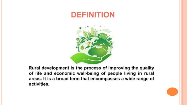 Agricultural and Rural development .pptx | Agriculture | Industries