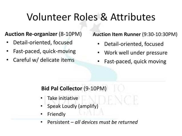 Gala volunteer orientation take2 | PPT