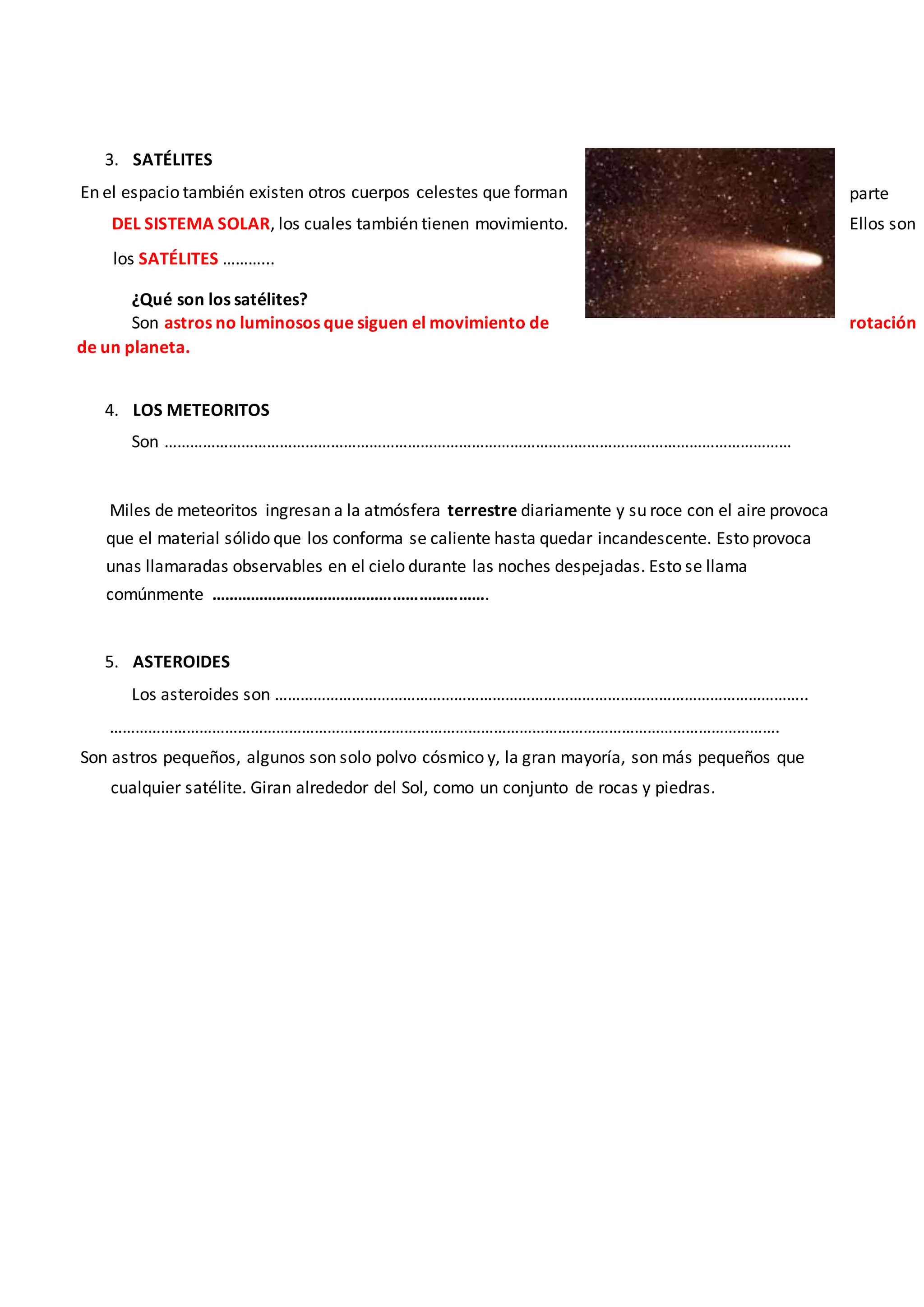 Galaxias sistema solar 4 to3ro | DOCX