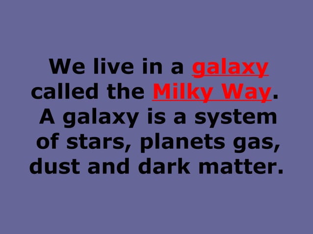 Galaxies nebulae stars notes | PPT