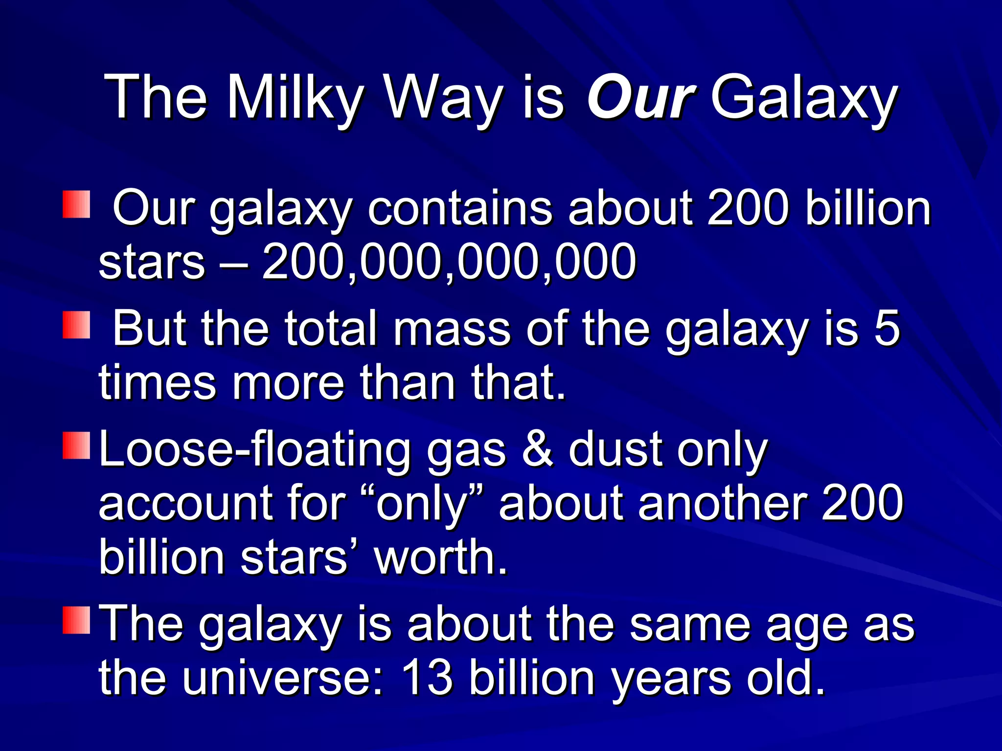 Galaxies for a 4th to 6th graders | PPT