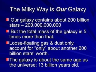 Galaxies for a 4th to 6th graders | PPT