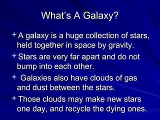 Galaxies for a 4th to 6th graders | PPT