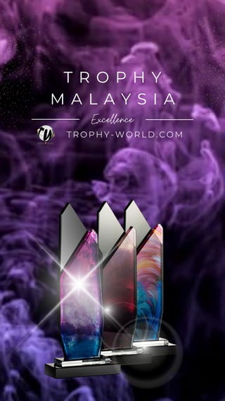 Galaxy Crystal Trophy Design at Trophy-World Malaysia | Custom Trophies ...