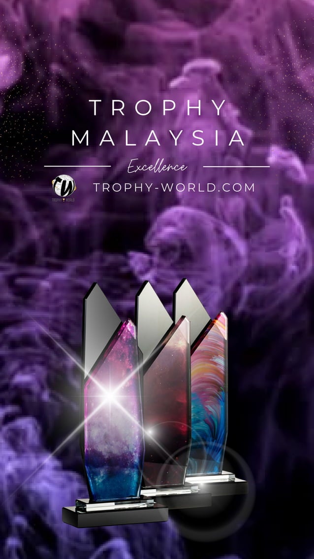 Galaxy Crystal Trophy Design at Trophy-World Malaysia | Custom Trophies ...