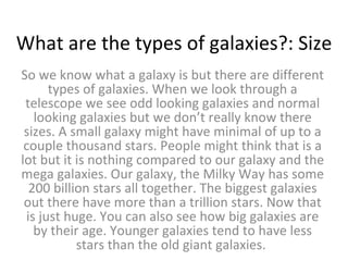 Galaxy presentation | PPT