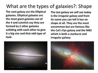 Galaxy presentation | PPT