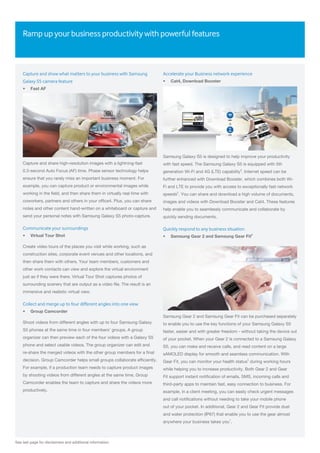 Samsung Galaxy S5 brochure | PDF