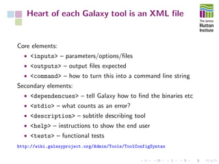 Writing Galaxy Tools | PDF