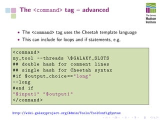 Writing Galaxy Tools | PDF