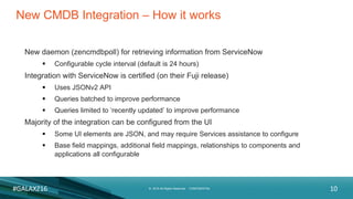 Zenoss & ServiceNow Integration - Incident Management & CMDB | PPTX