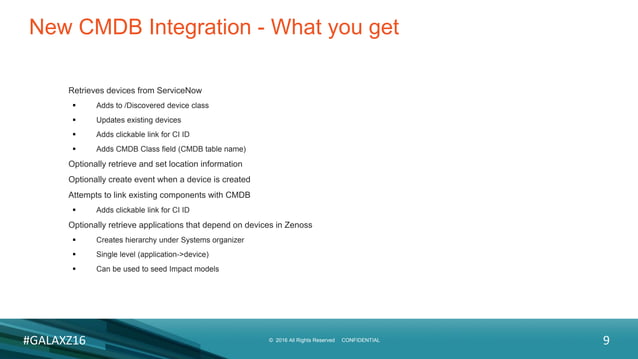 Zenoss & ServiceNow Integration - Incident Management & CMDB | PPTX ...