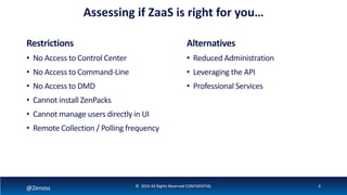 Zenoss as a Service: How to Get There | PPTX