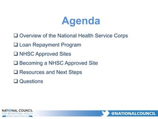 National Health Service Corps: Loan Forgiveness, A Conversation You ...