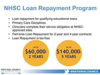 National Health Service Corps: Loan Forgiveness, A Conversation You ...