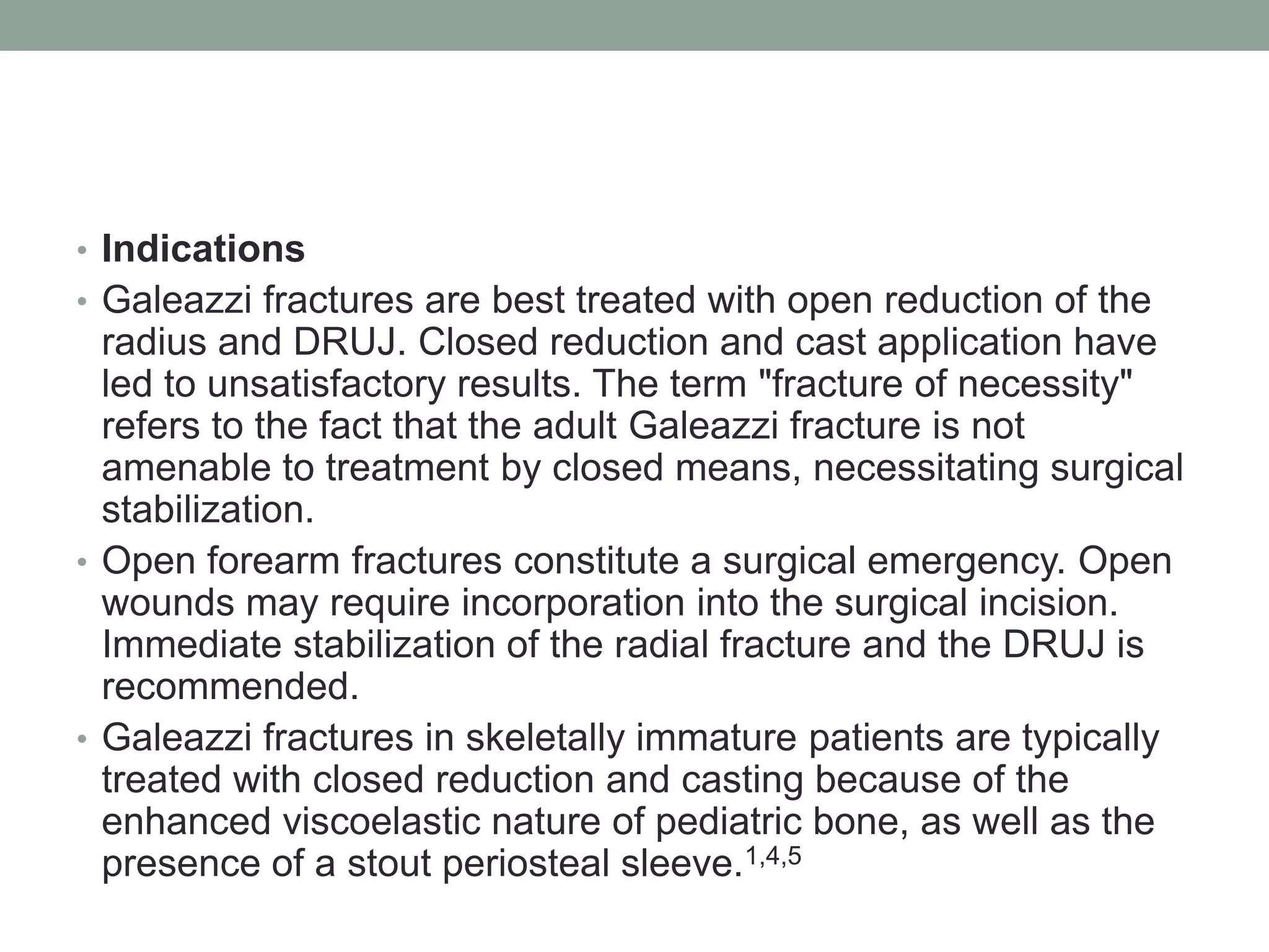 Galeazzi Fracture | PPTX