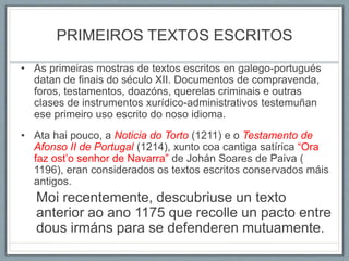 Galego antigo | PPTX