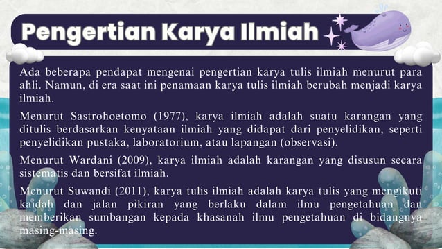 PPT Karya Tulis Ilmiah - Bahasa Indonesia | PDF
