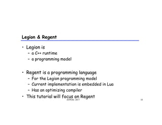 The Legion Programming Model for HPC | PDF