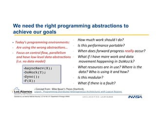 The Legion Programming Model for HPC | PDF