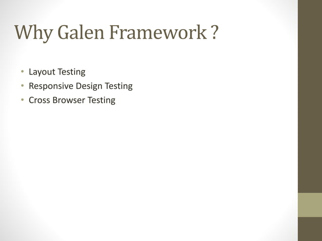 Galenframework | PPT