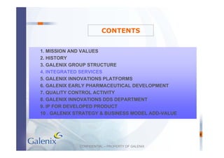 Galenix global offer presentation | PDF