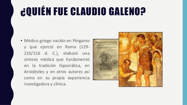 Galeno - Historia de vida.