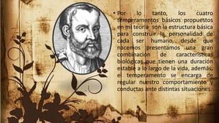 Teoría de los cuatro temperamentos por Gabriela Andrango | PPTX