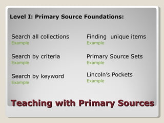 Primary Source Presentation, 1 hr | PPT