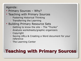 Primary Source Presentation, 1 hr | PPT