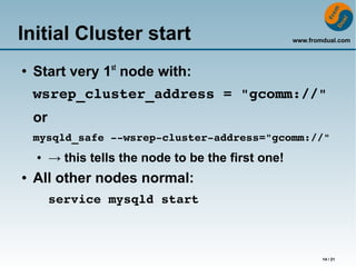 High-availability with Galera Cluster for MySQL | PPT