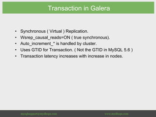 Galera cluster for high availability | PDF
