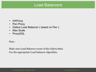 Galera cluster for high availability | PDF