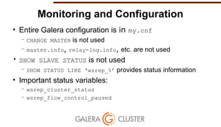 Galera webinar migration to galera cluster from my sql async replication | PPT