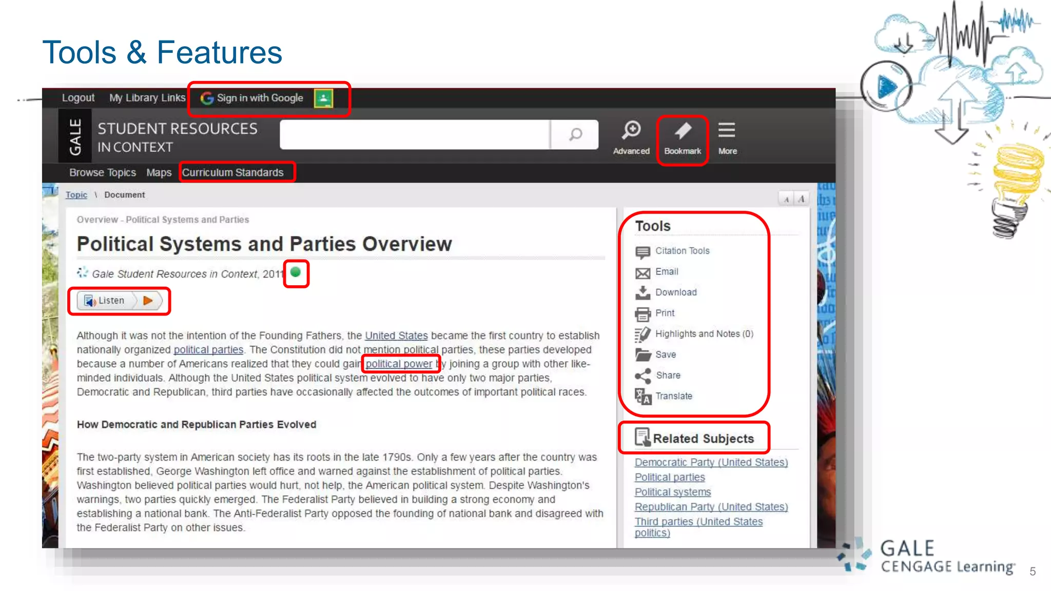 Gale research databases slideshow 2016 | PPTX