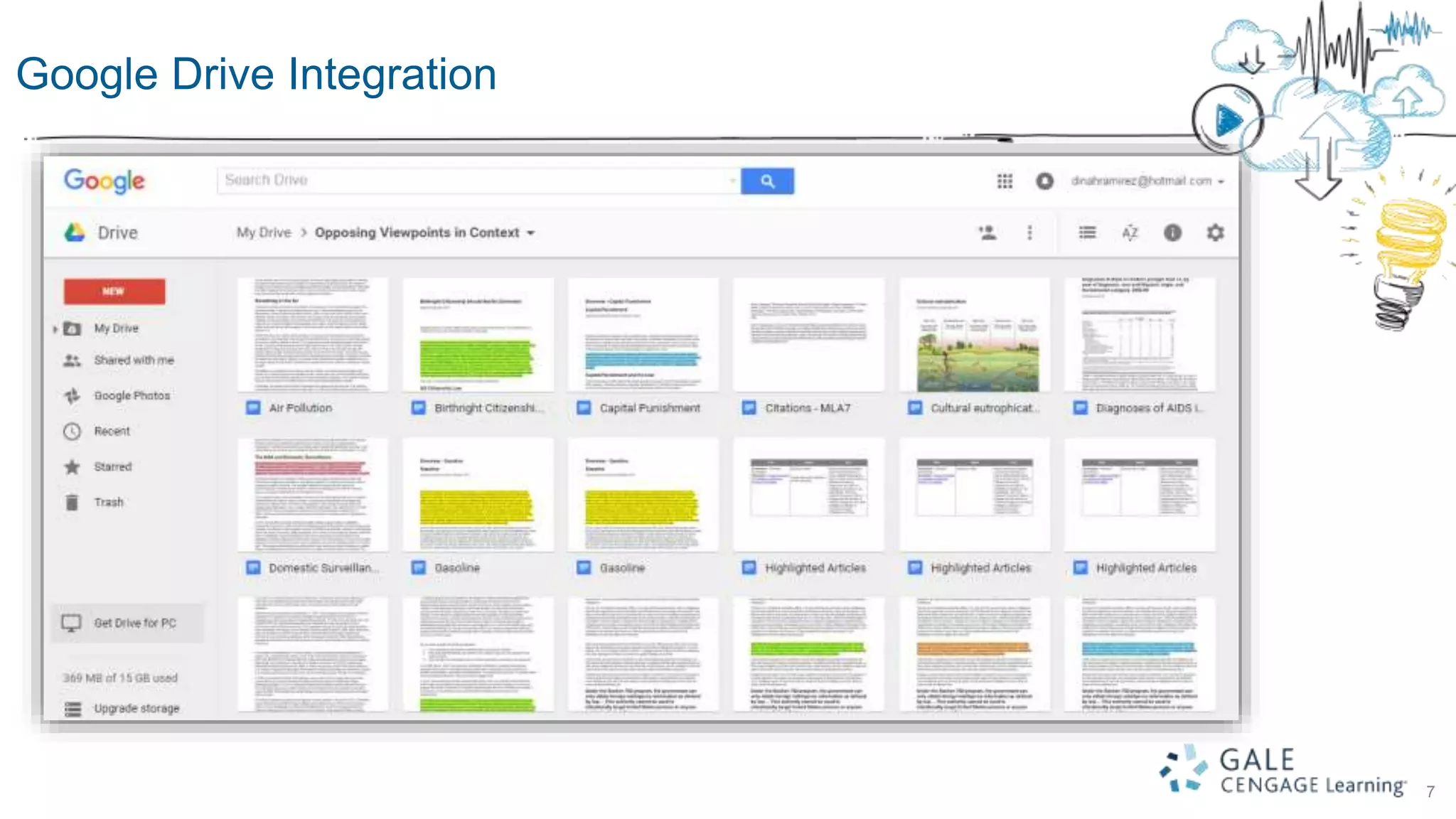 Gale research databases slideshow 2016 | PPTX
