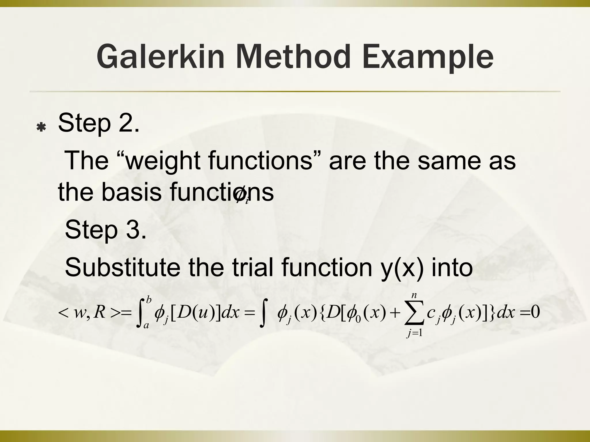 Galerkin method | PDF