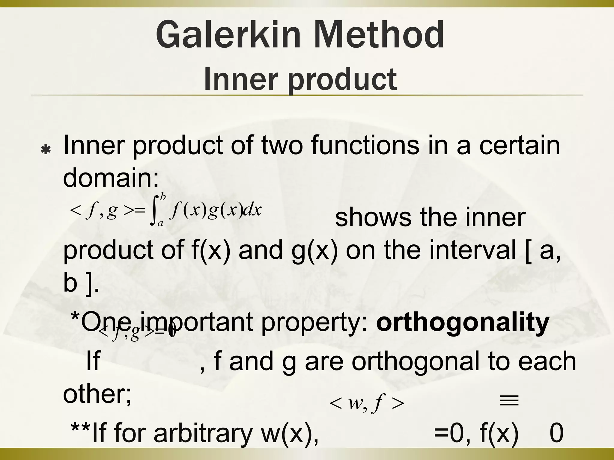 Galerkin method | PDF
