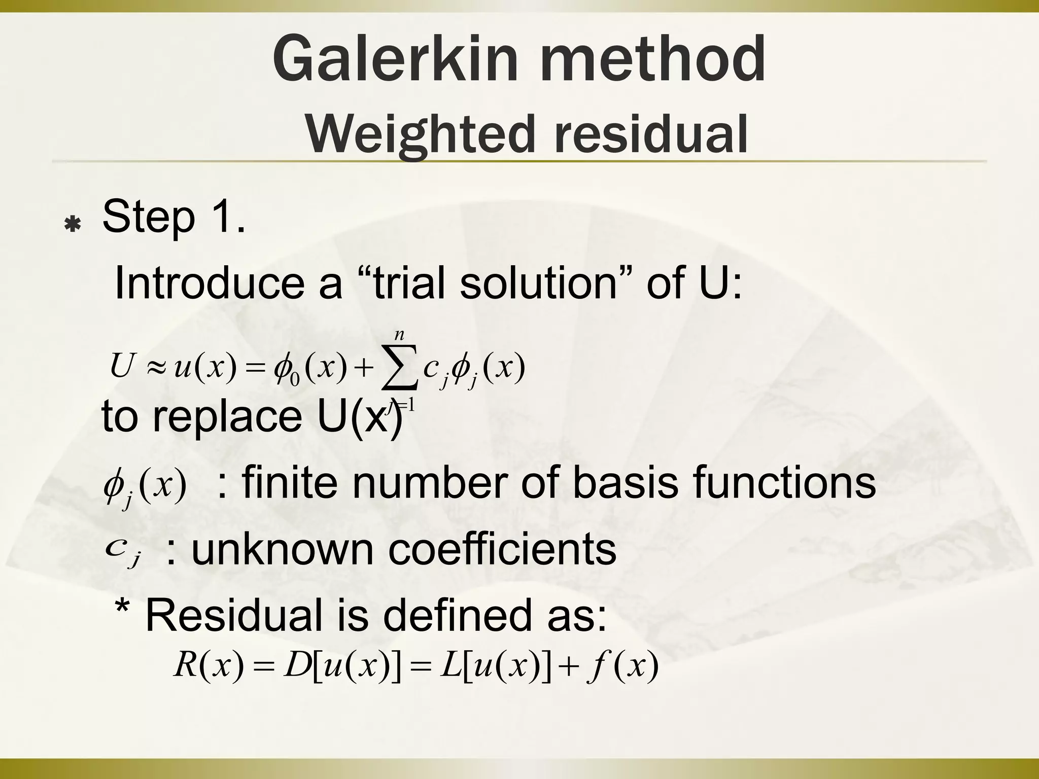 Galerkin method | PDF