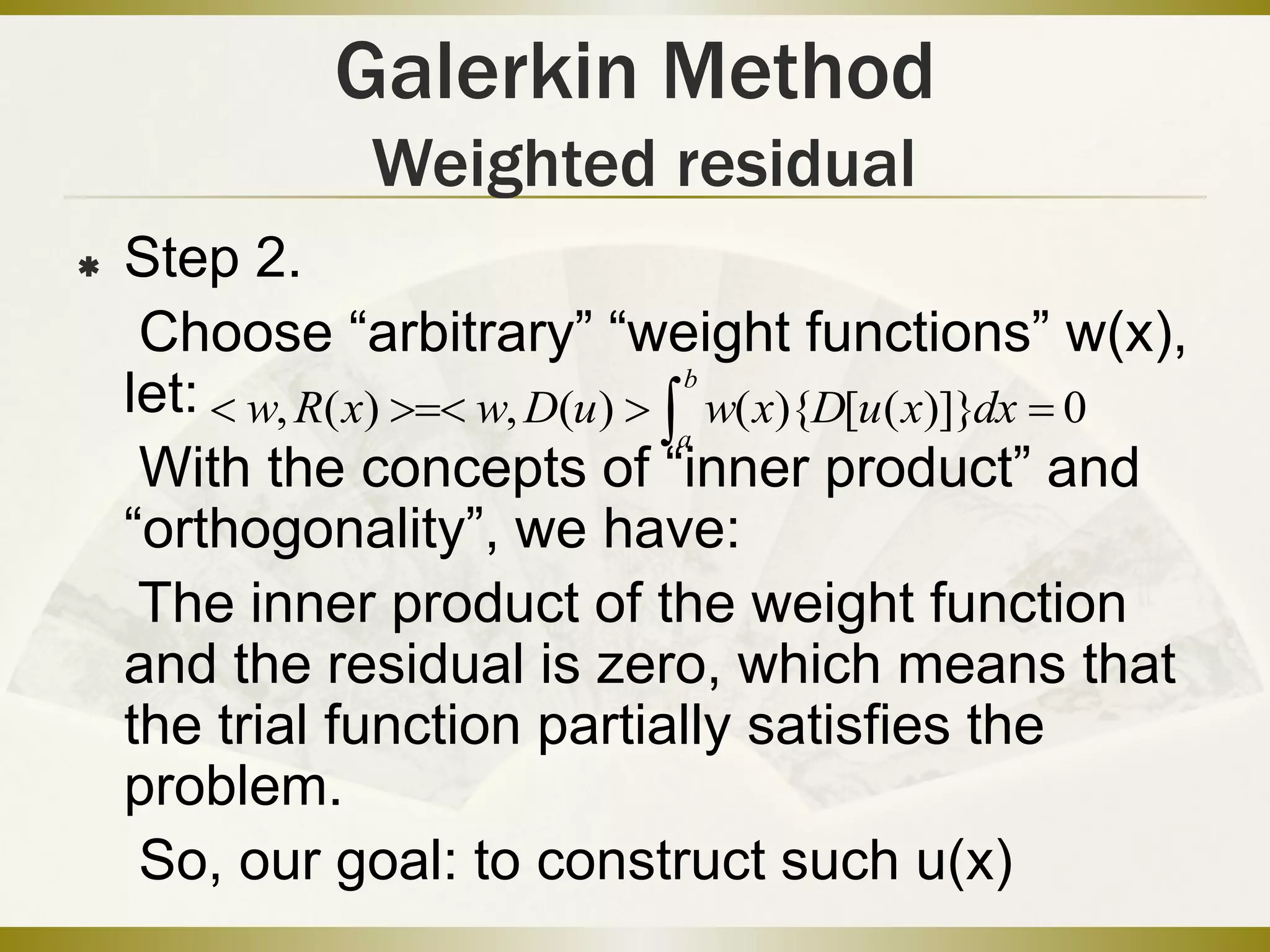Galerkin method | PPT