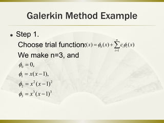Galerkin method | PDF