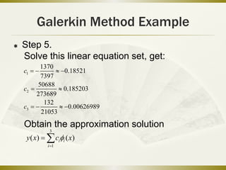 Galerkin method | PDF