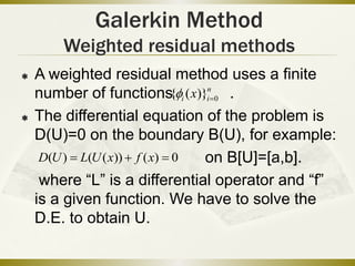 Galerkin method | PDF