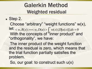 Galerkin method | PDF