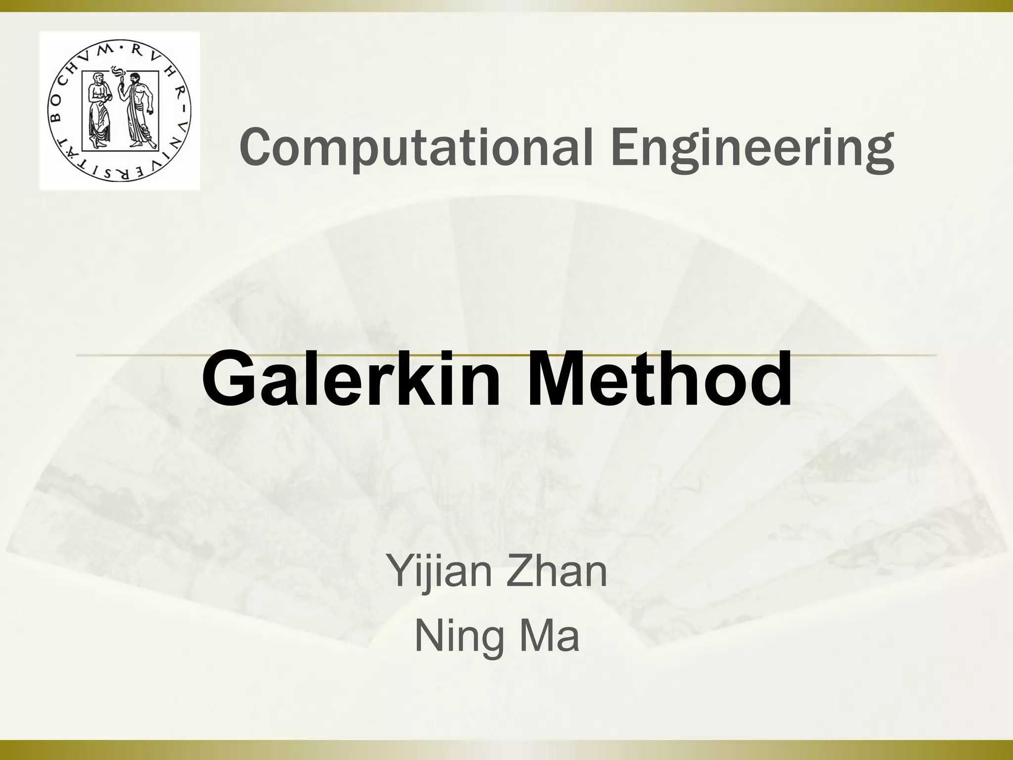 Galerkin method | PDF