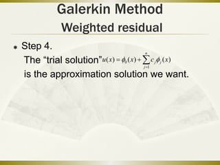 Galerkin method | PDF