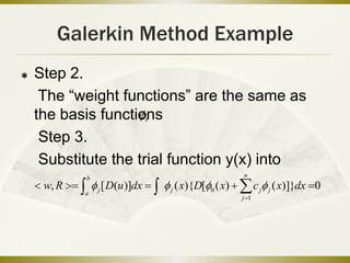 Galerkin method | PDF