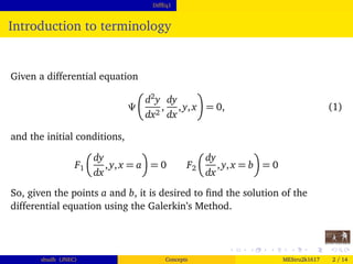 FEM Introduction: Solving ODE-BVP using the Galerkin's Method | PDF