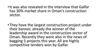 Galfar the all rounder in oman | PPT